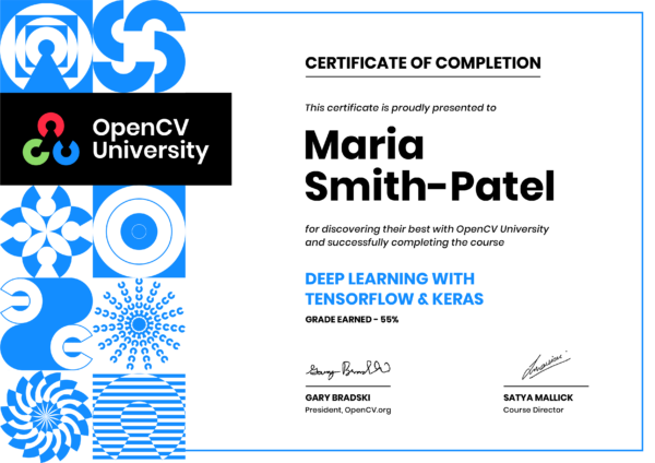 Deep Learning with TensorFlow Course - OpenCV University