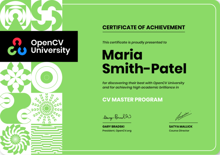 Computer Vision and Deep Learning Courses - CVDL Master